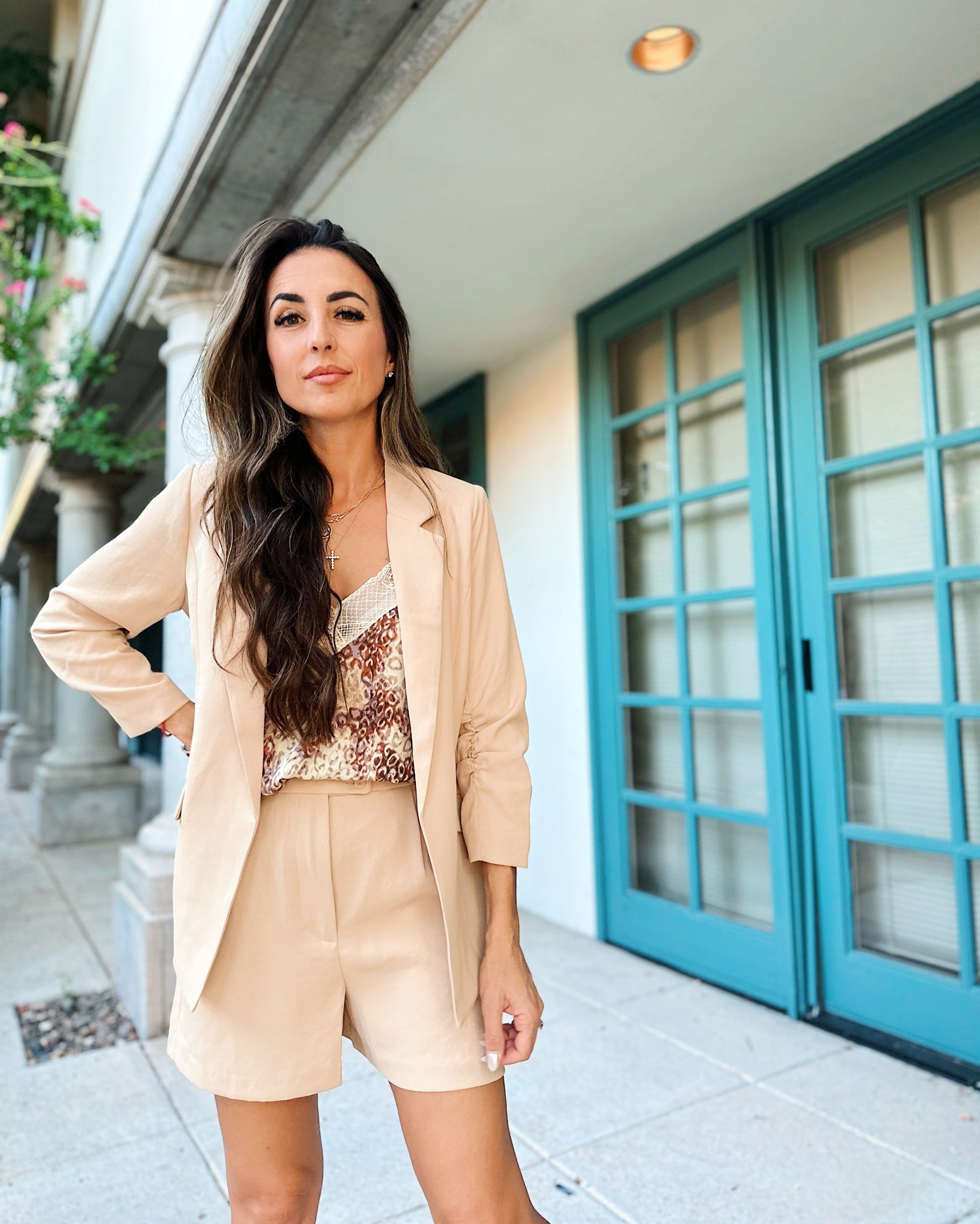 The Romy Blazer - Latte – Shop Klio
